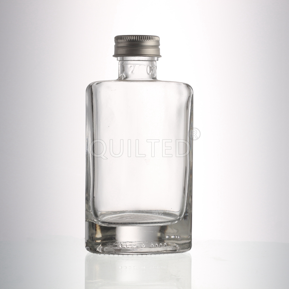 China 250 ml triangle shape liquor glass vodka bottle Manufacturer and ...